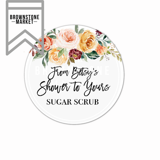 Bridal Shower Sticker - From My Shower I | The Brownstone Market